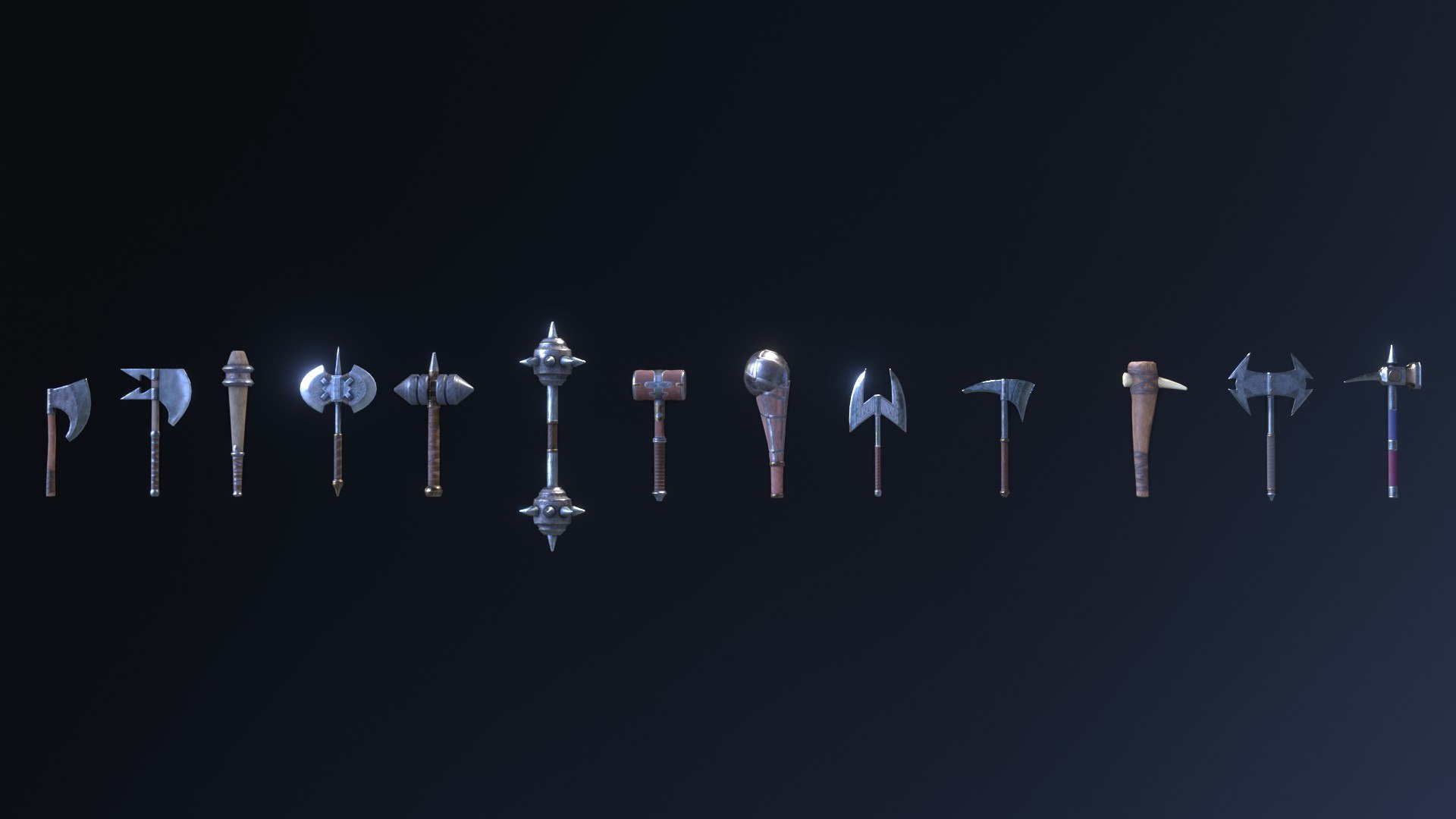 3D Fantasy Weapons - TurboSquid 1713083