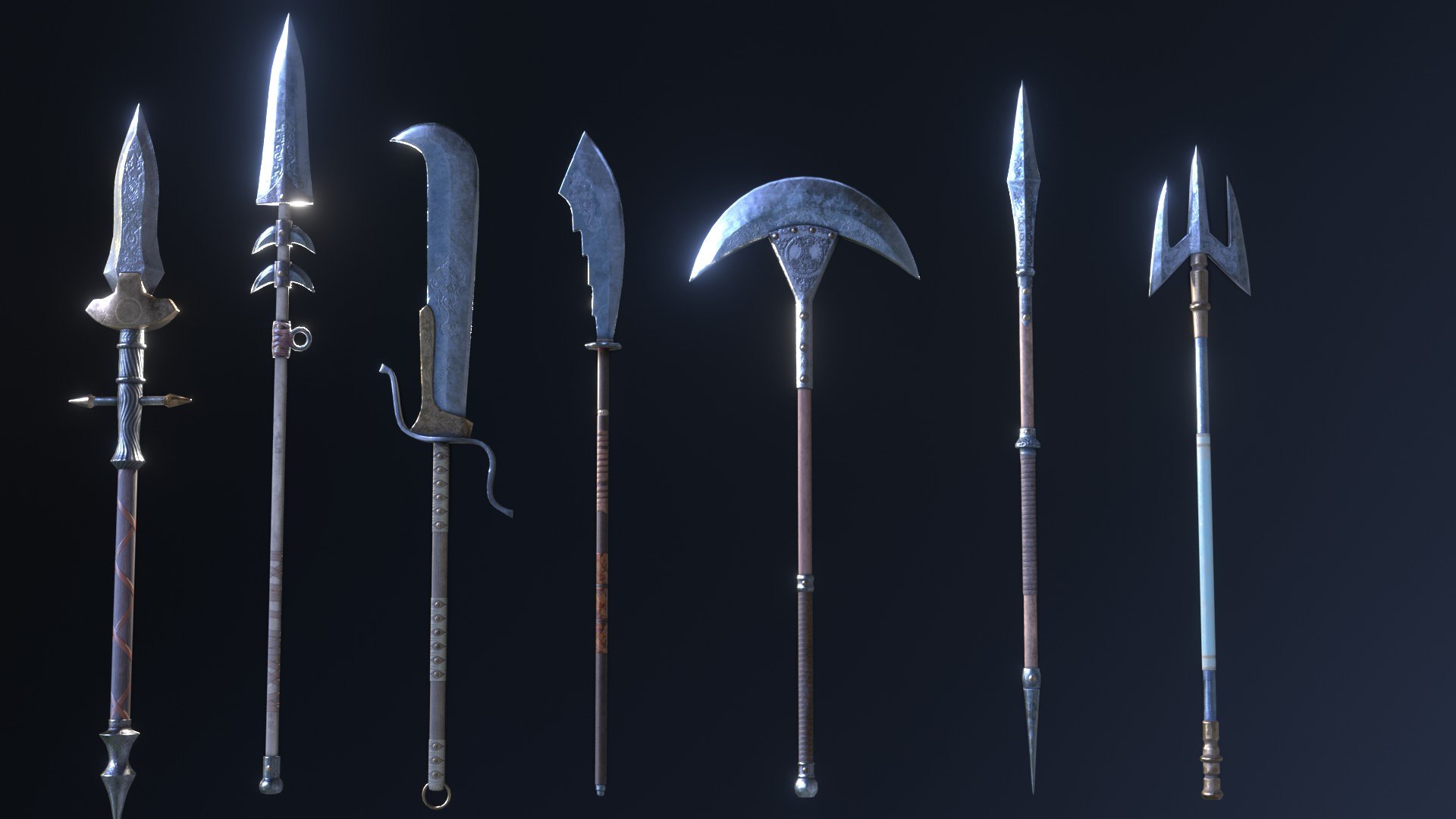 3D Fantasy Weapons - TurboSquid 1713083