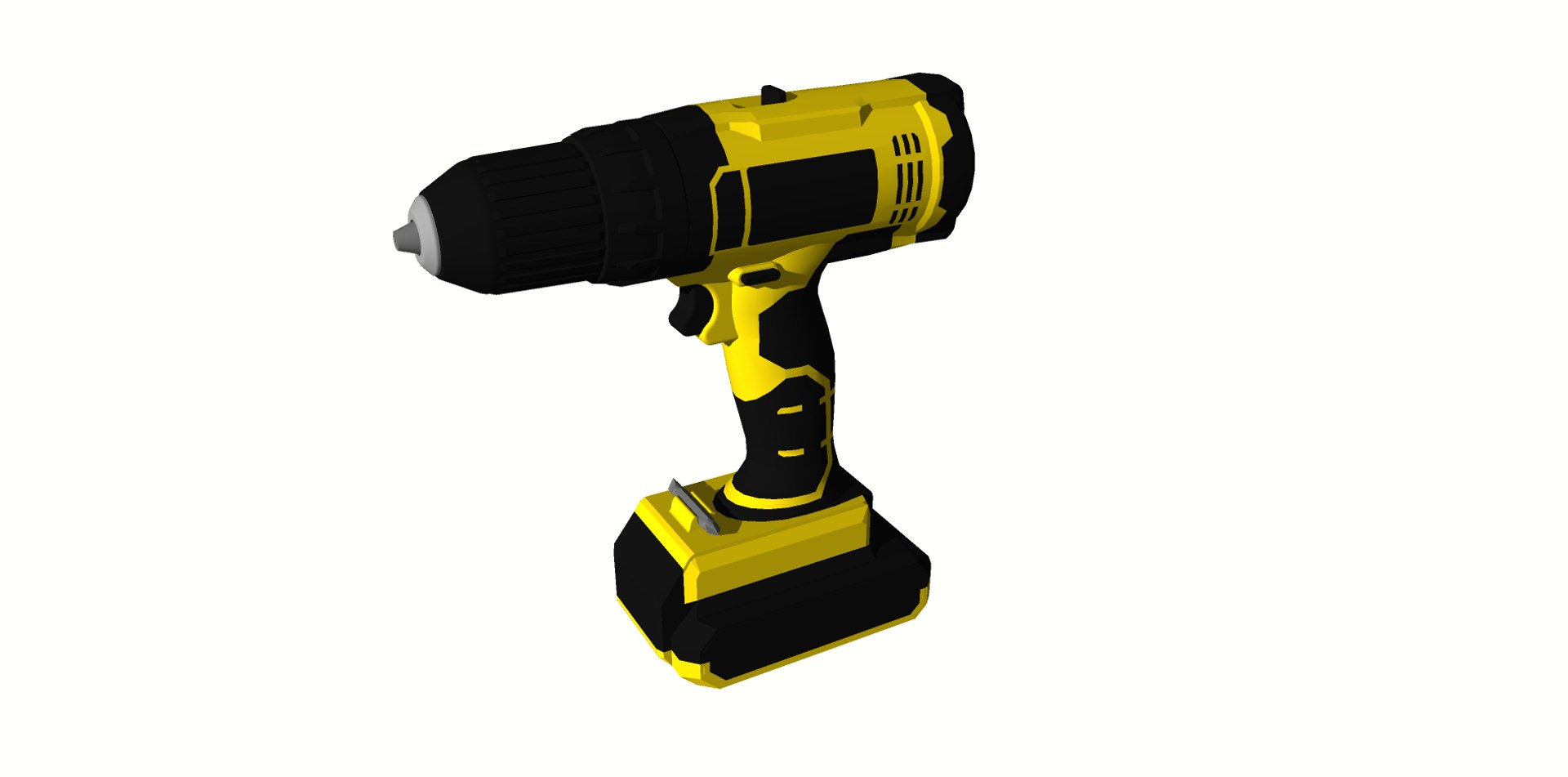 Cordless Drill 3D Model - TurboSquid 1331845