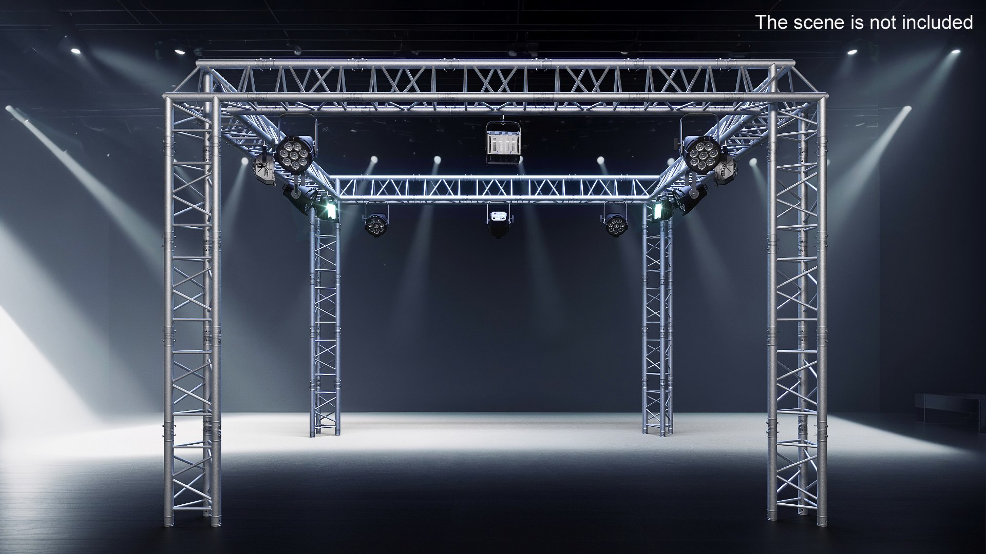 Truss Modular Lighting System Model - TurboSquid 2302453