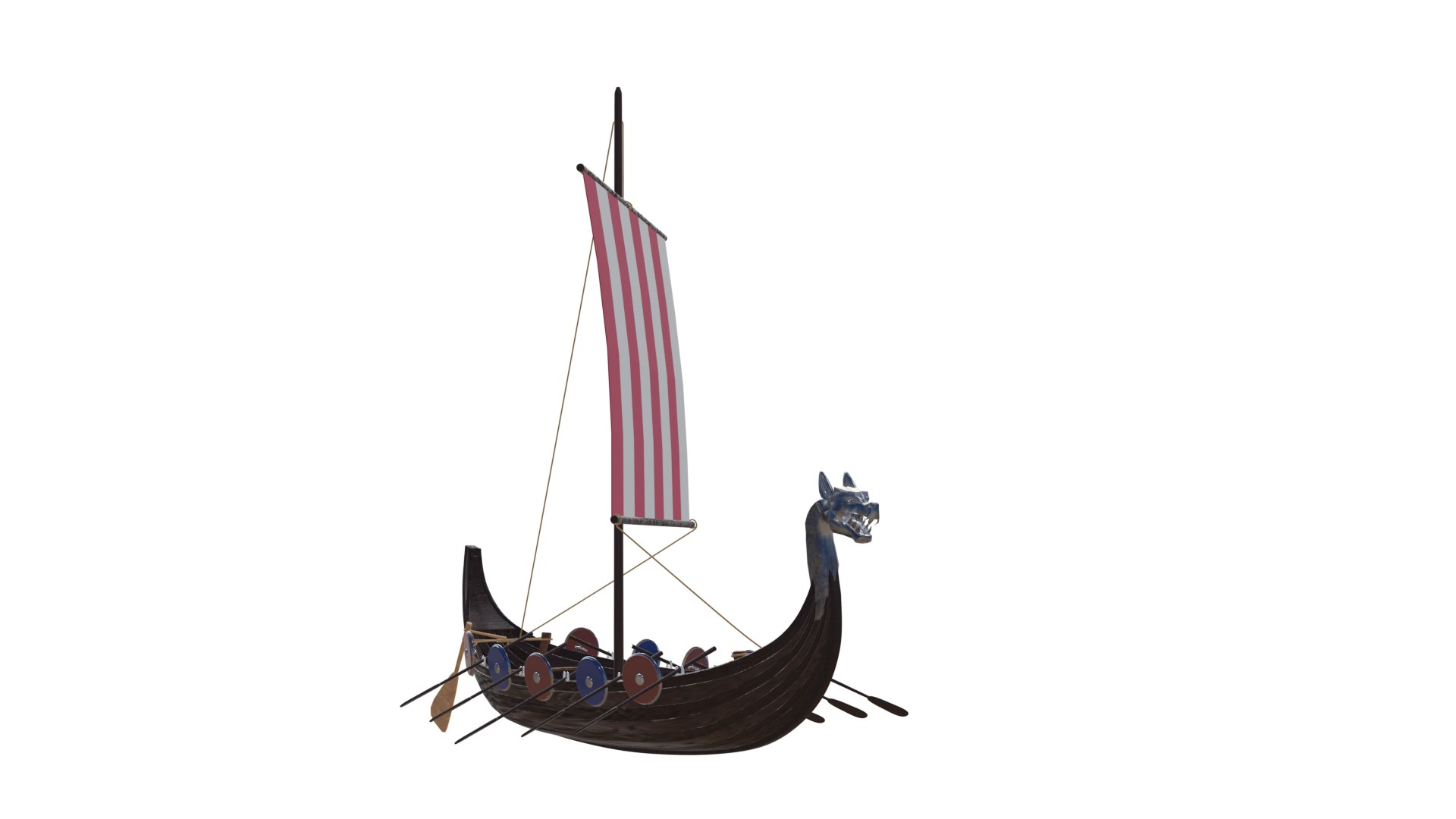 3D Viking Ship Model - TurboSquid 2131767