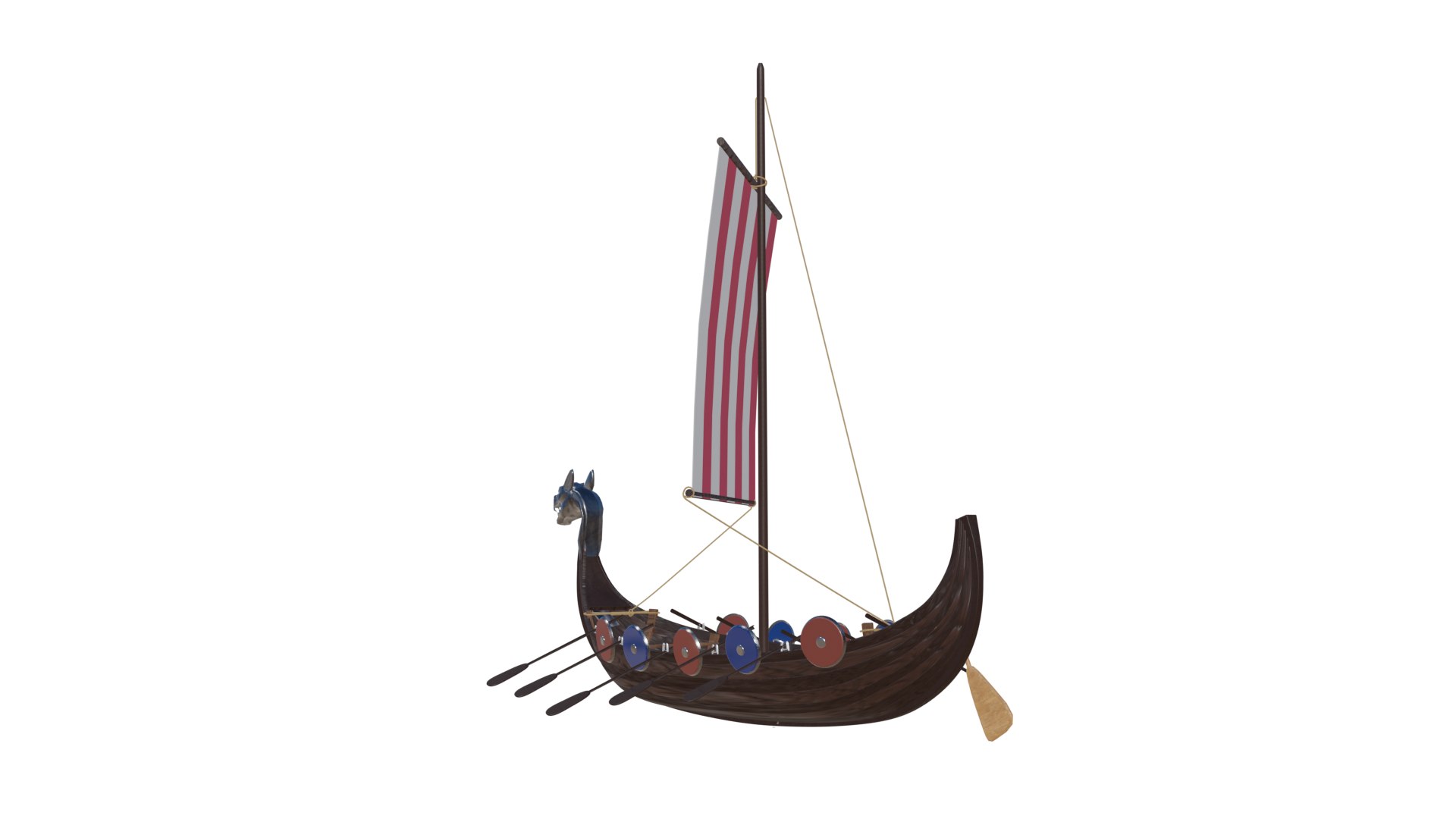 3D Viking Ship Model - TurboSquid 2131767