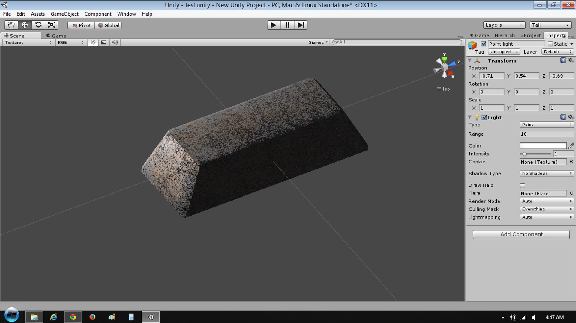 3d Iron Ingot Model