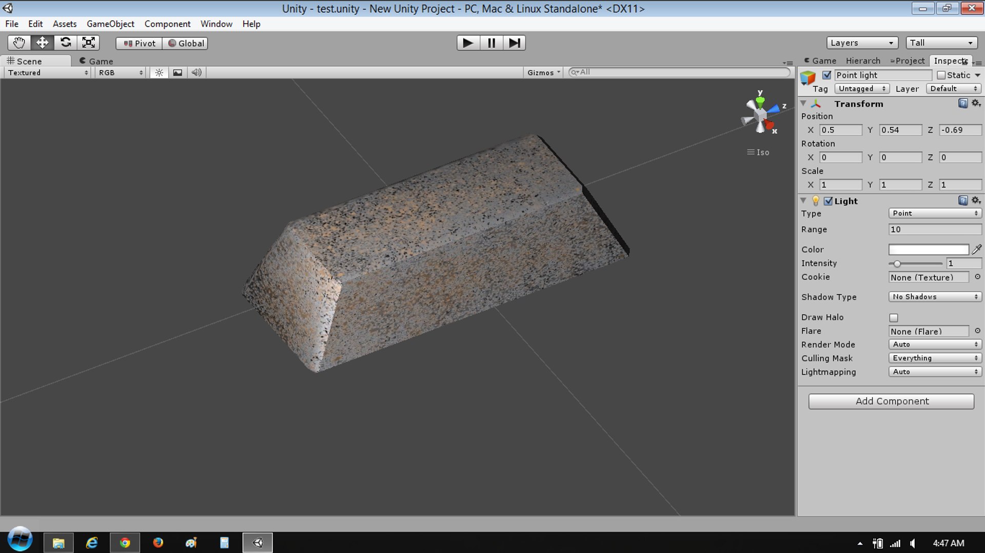 3d Iron Ingot Model