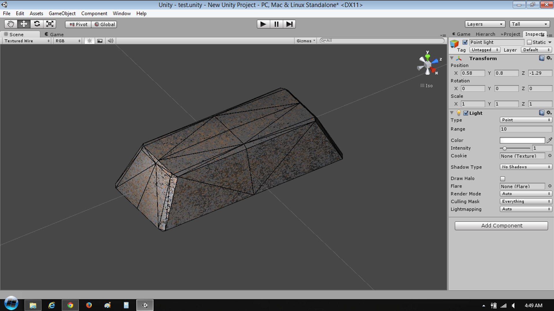 3d Iron Ingot Model