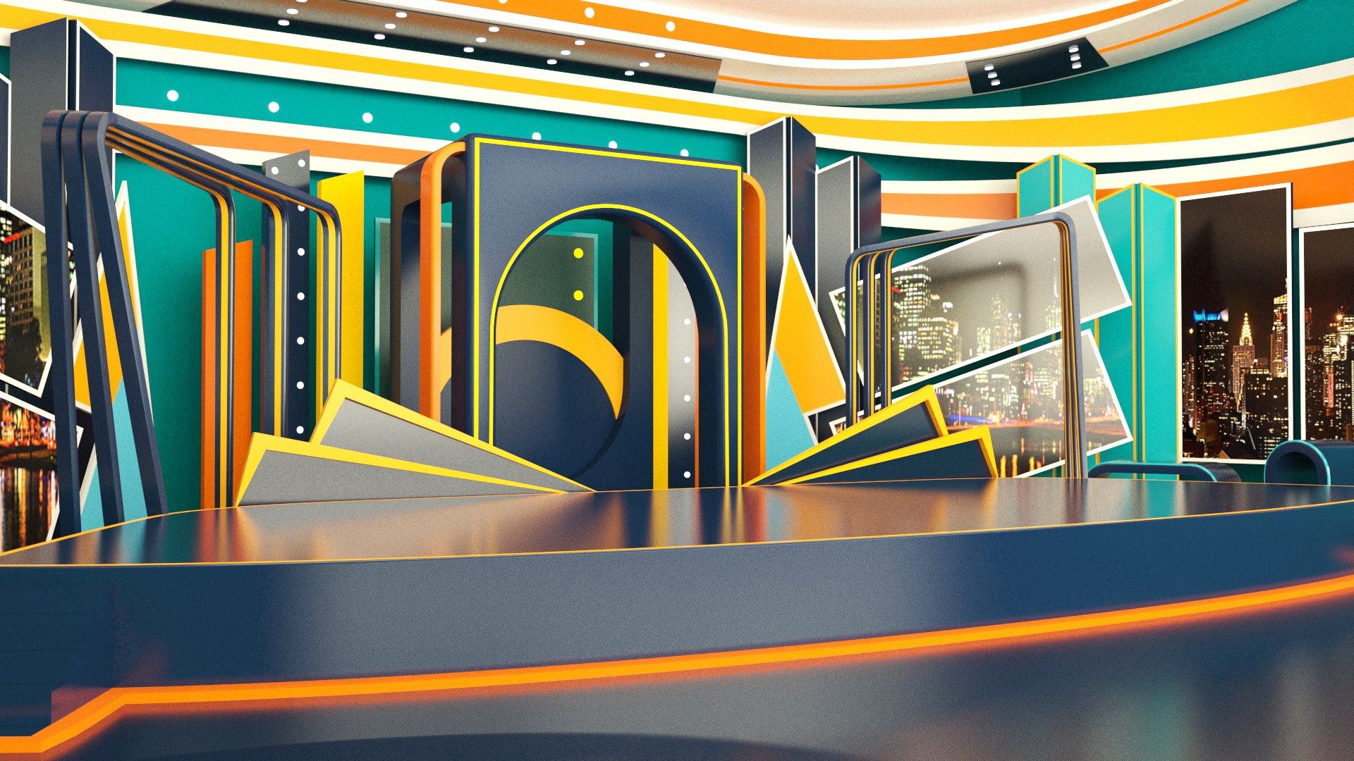 Tv Studio Design 3D model - TurboSquid 1769359