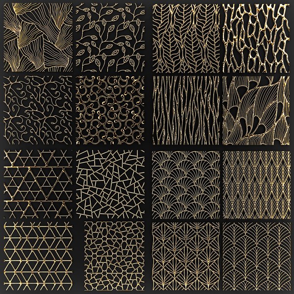 3d model of panel lattice grille