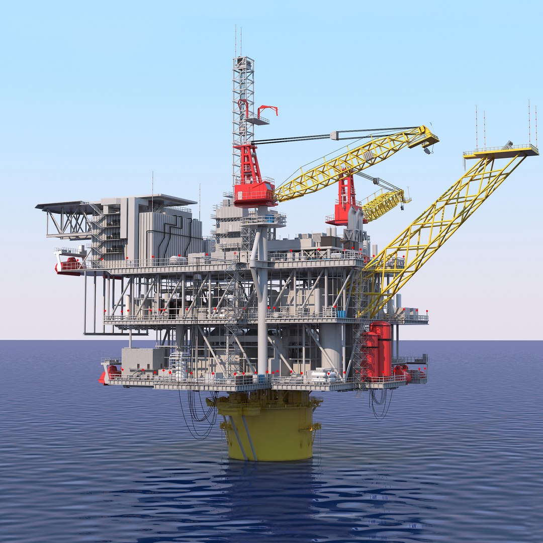Shell Perdido Oil Platform model - TurboSquid 2068054