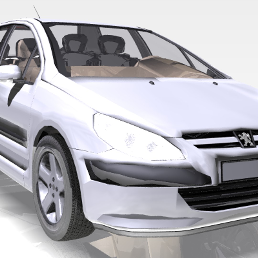 3d Car Peugeot 307 Model