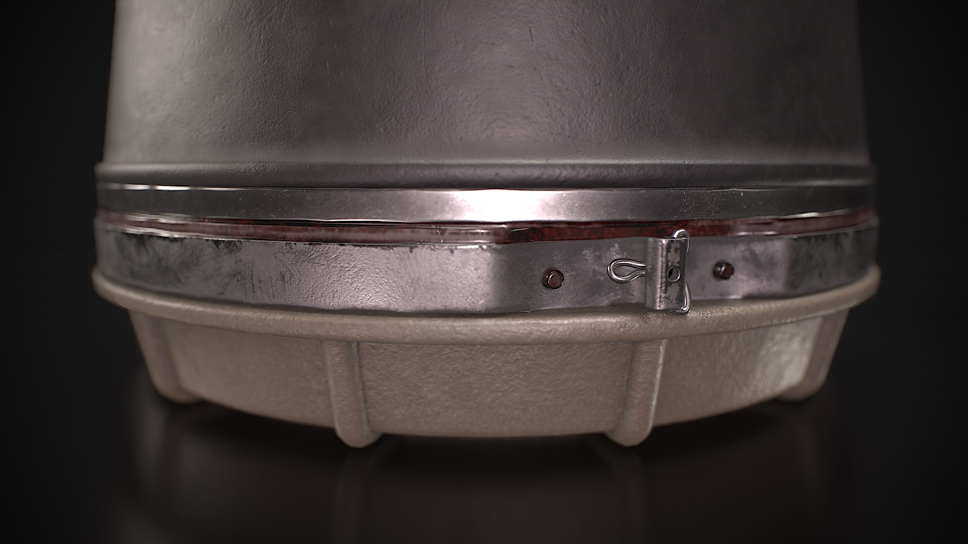 High-explosive Pressure-action Anti-personnel Landmine PMN-4 Low-poly ...