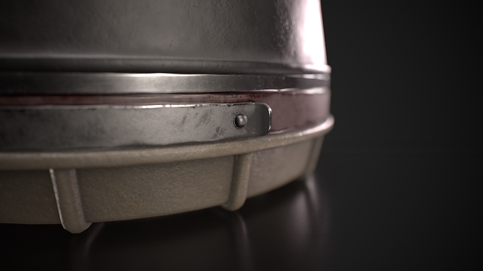 High-explosive Pressure-action Anti-personnel Landmine PMN-4 Low-poly ...