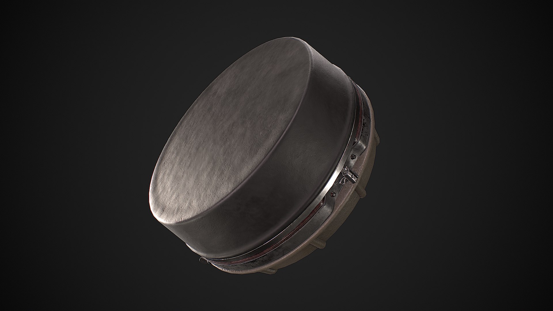 High-explosive Pressure-action Anti-personnel Landmine PMN-4 Low-poly ...