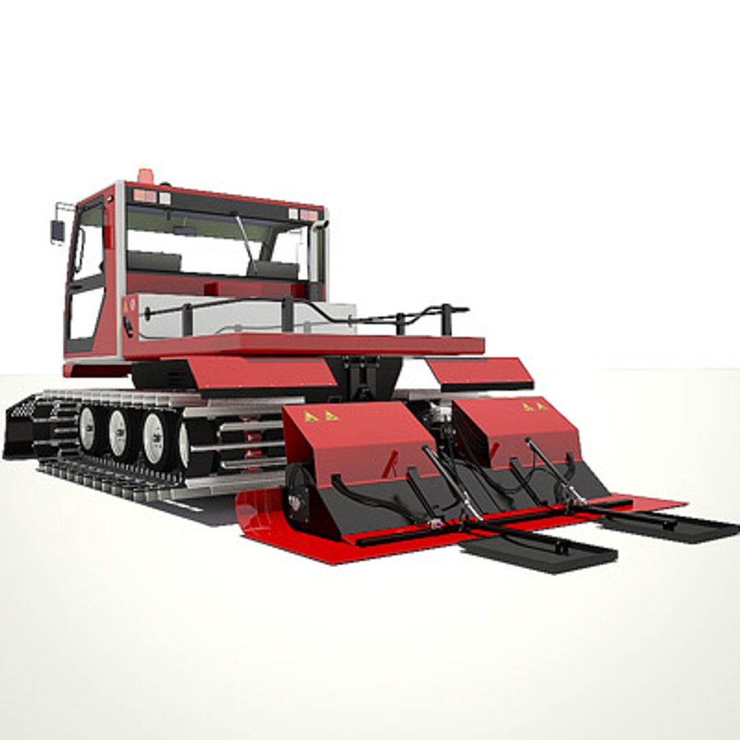 Ratrac Snow Ski 3d Model