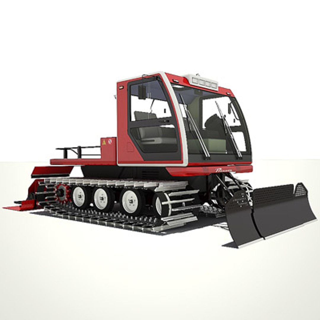 ratrac snow ski 3d model