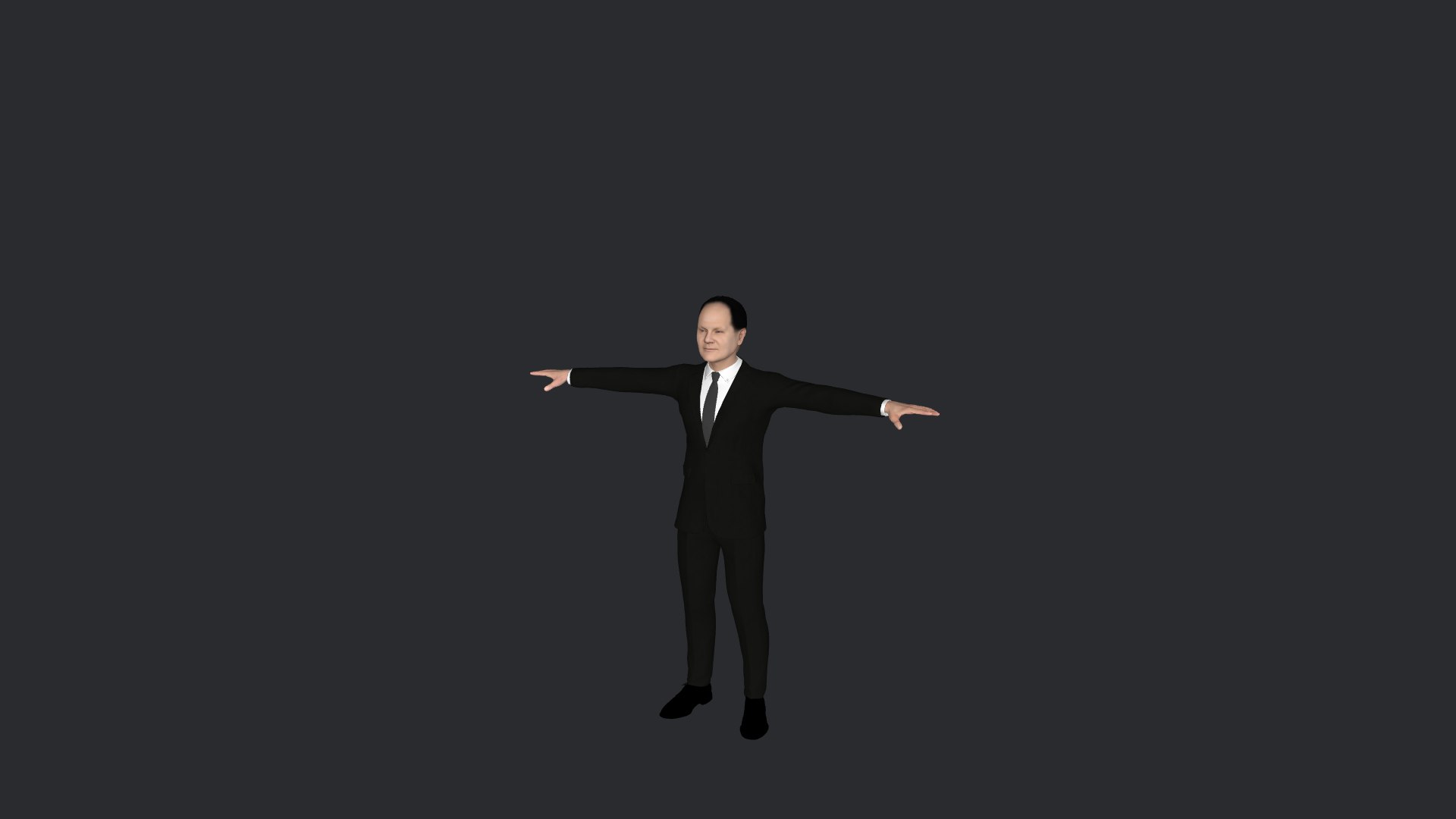 Olaf Scholz Hyper Realistic Full Body Fully Rigged 3D Character 3D ...