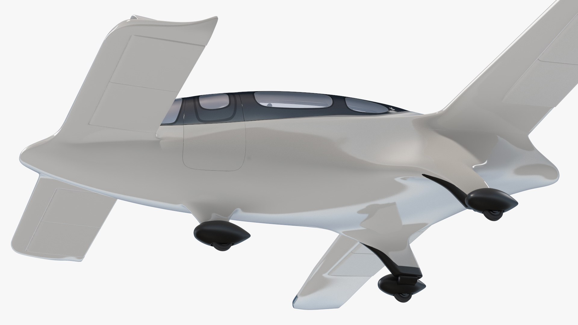 3D Lilium Jet Phoenix White Rigged For Cinema 4D Model - TurboSquid 2169111