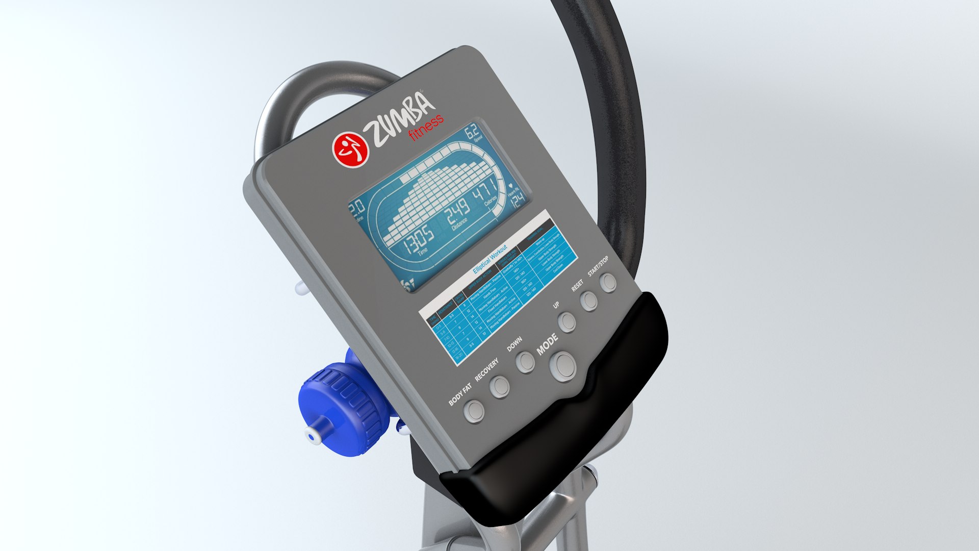 3d elliptical trainer generic model
