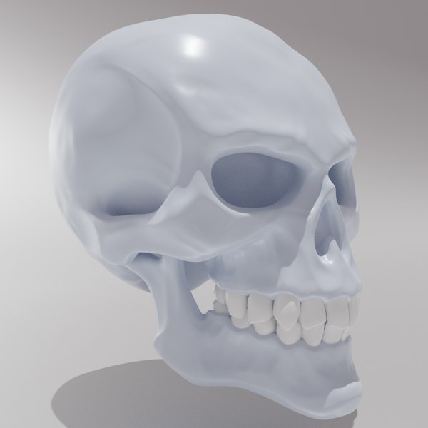 3D model stylized skull - TurboSquid 1558125