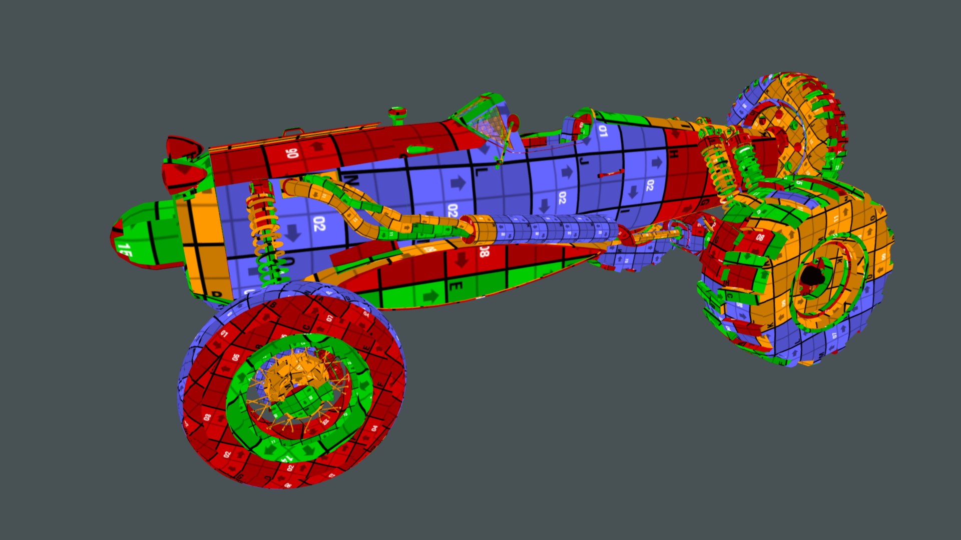 Free 3D Fw190 AirplaneCar - TurboSquid 2065872