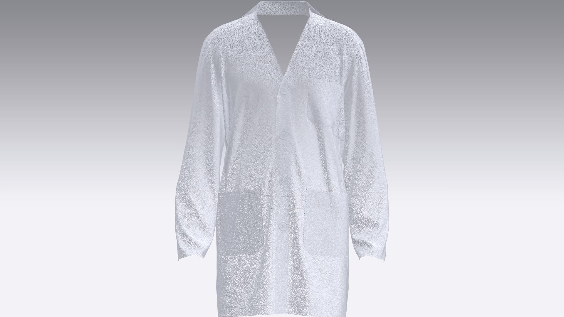 3D Lab Coat 2 - TurboSquid 2084729