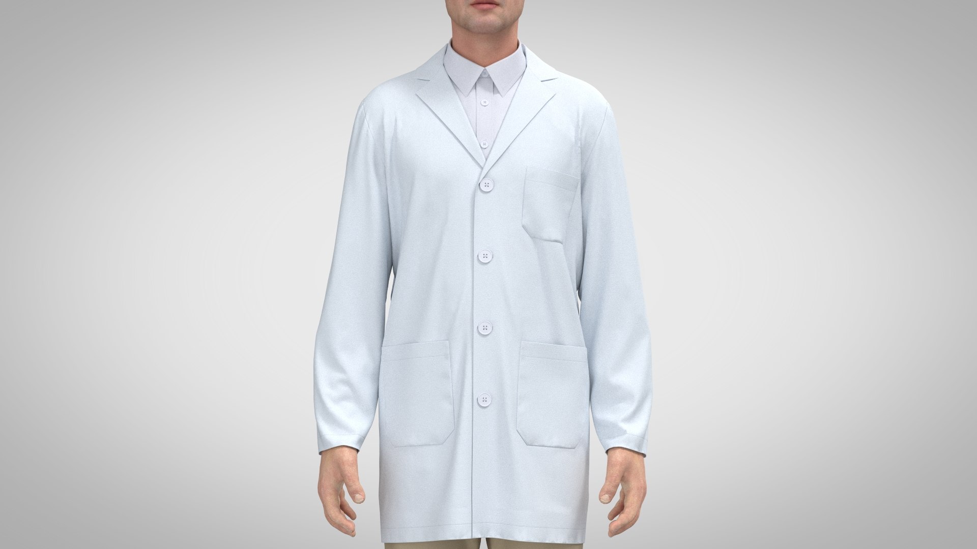 3D Lab Coat 2 - TurboSquid 2084729