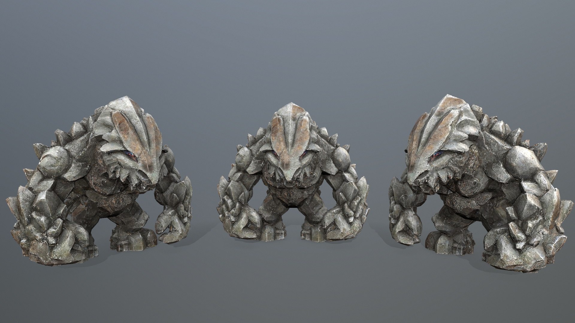 Stone Monster 3D Model - TurboSquid 2385297