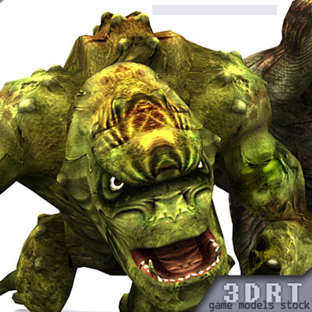 troll monsters 3d model