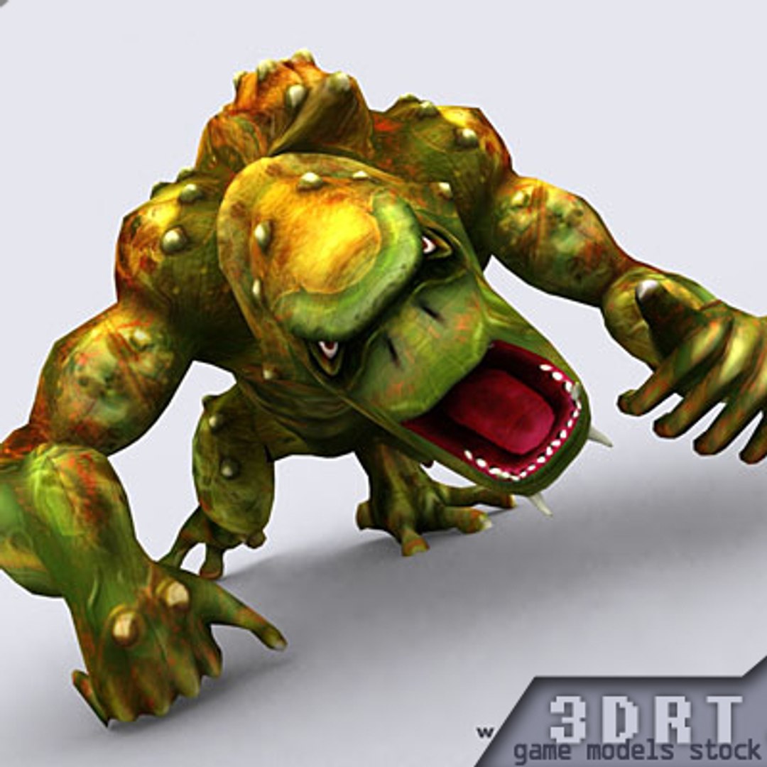 troll monsters 3d model