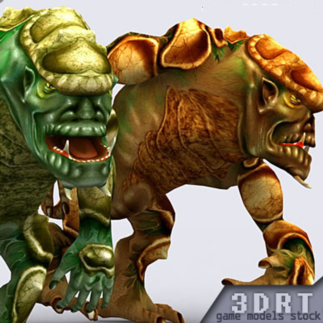 troll monsters 3d model