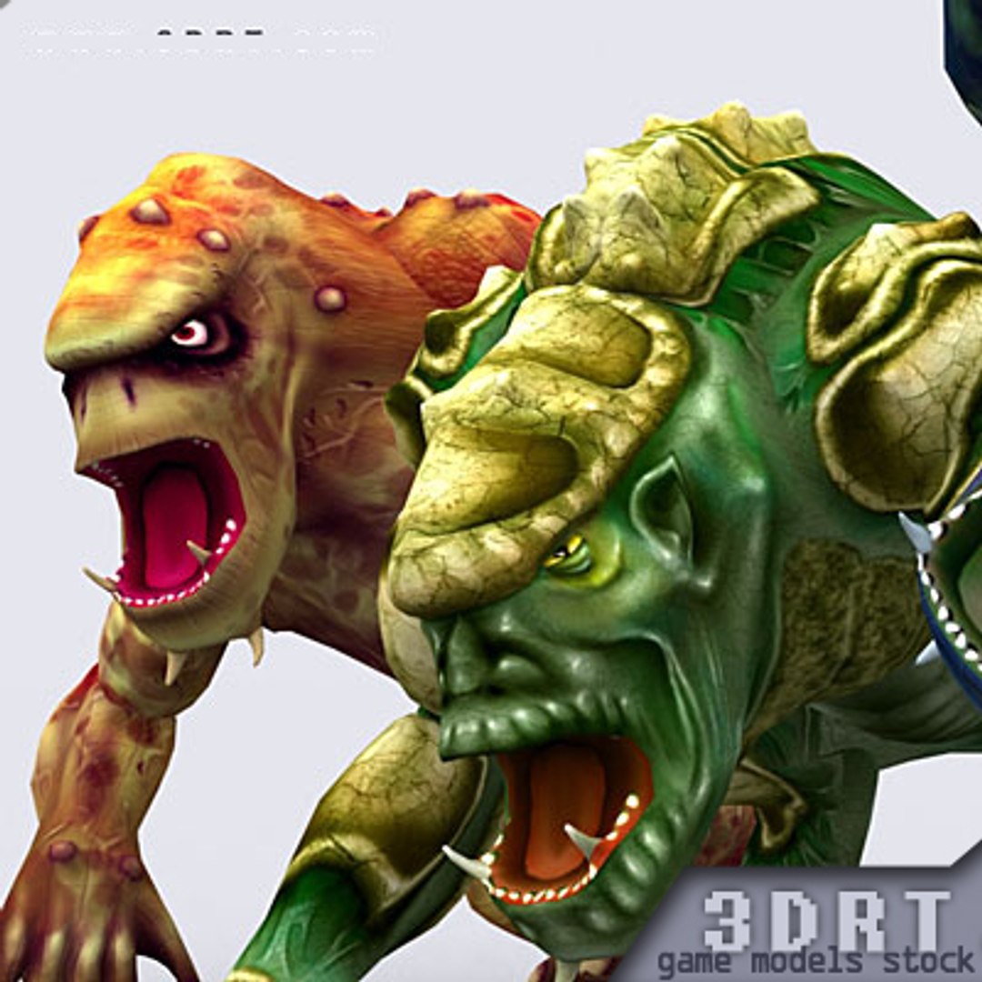 troll monsters 3d model