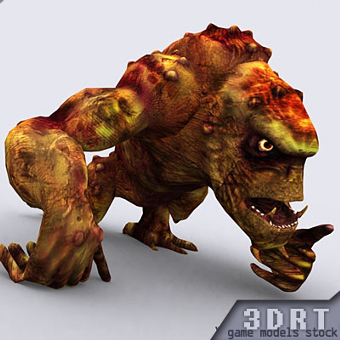 troll monsters 3d model