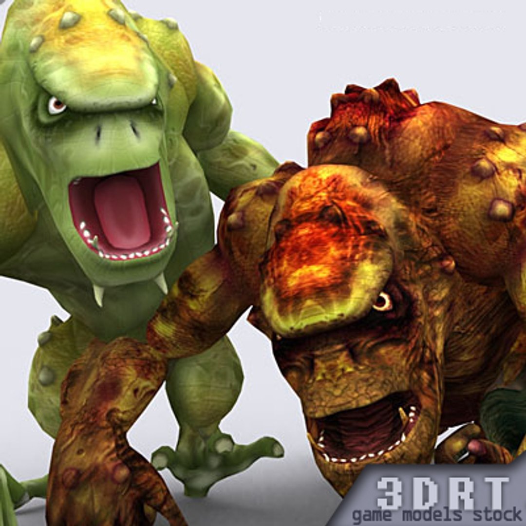 troll monsters 3d model
