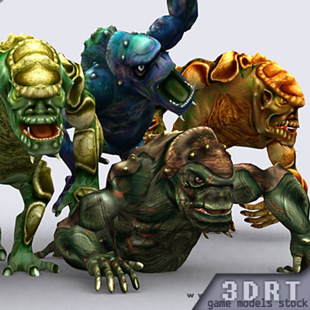 troll monsters 3d model