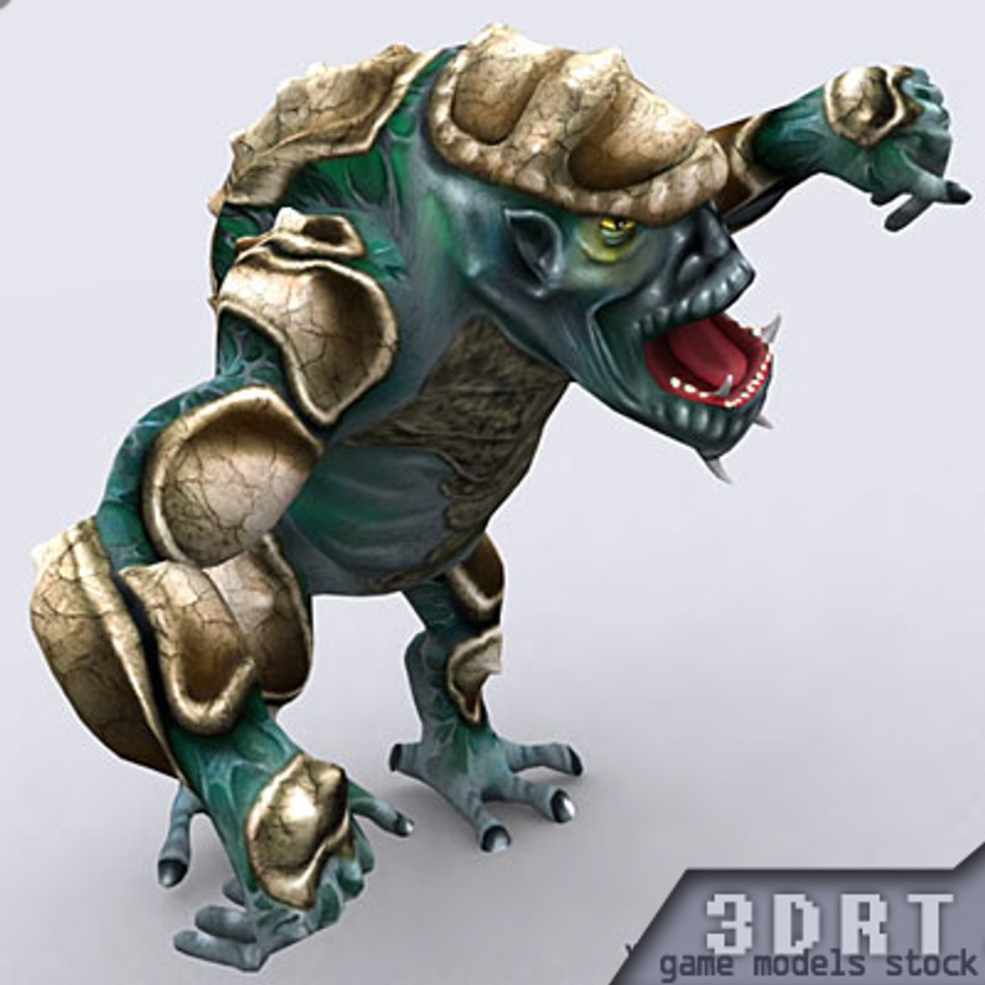troll monsters 3d model