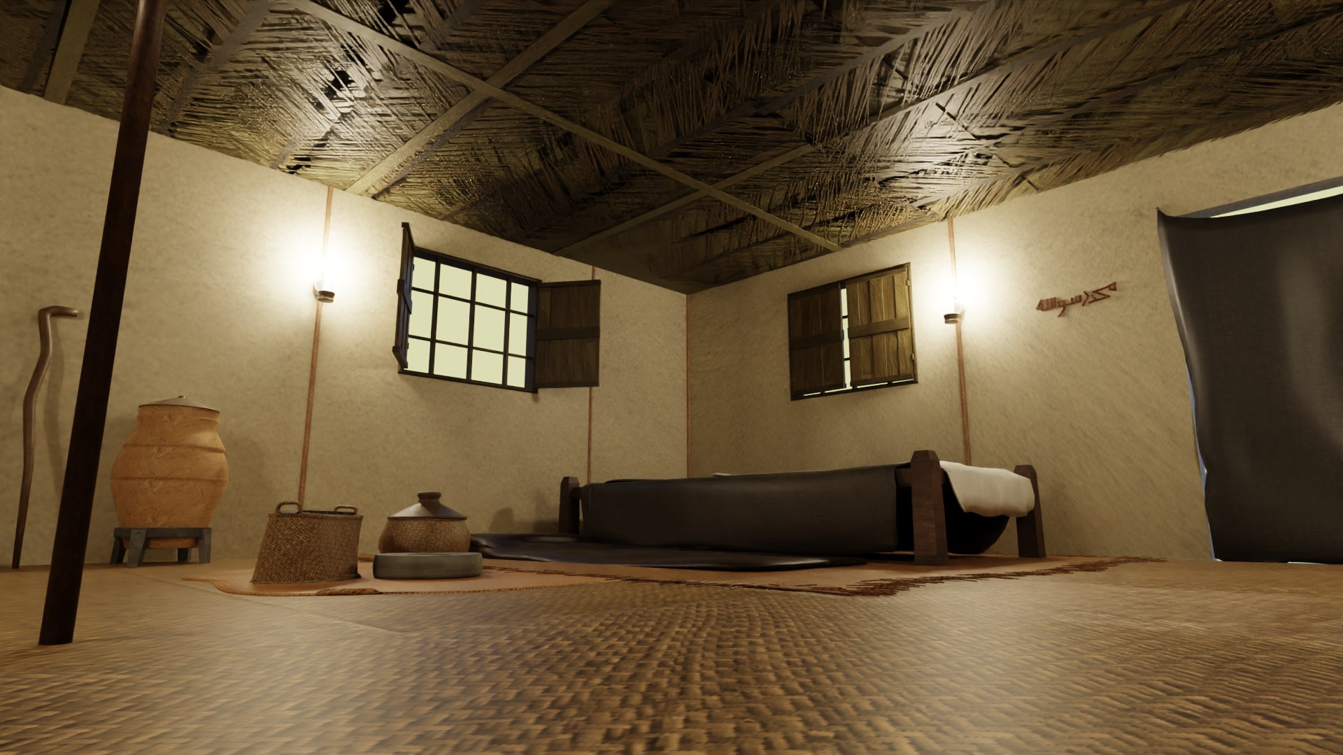 House Of The Prophet Muhammad - Exterior Interior 3D - TurboSquid 2020245