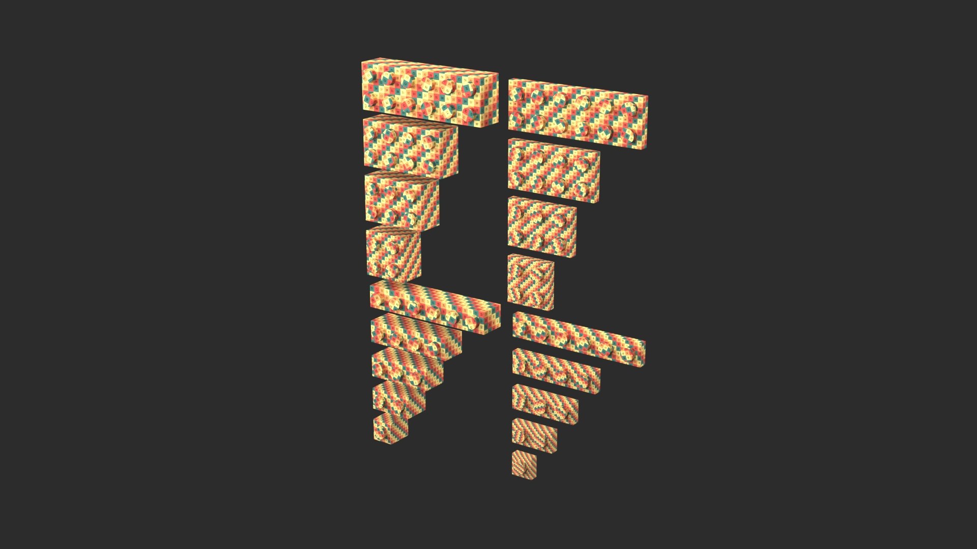Lego Bricks 3D Model - TurboSquid 1948972