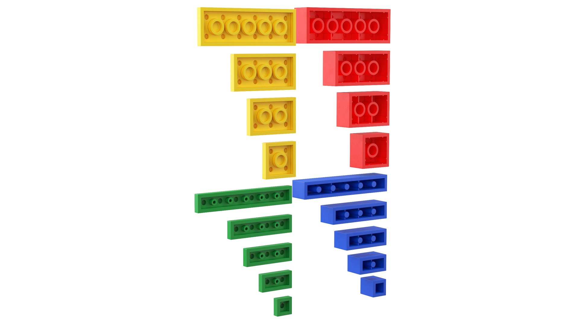 Lego Bricks 3D Model - TurboSquid 1948972
