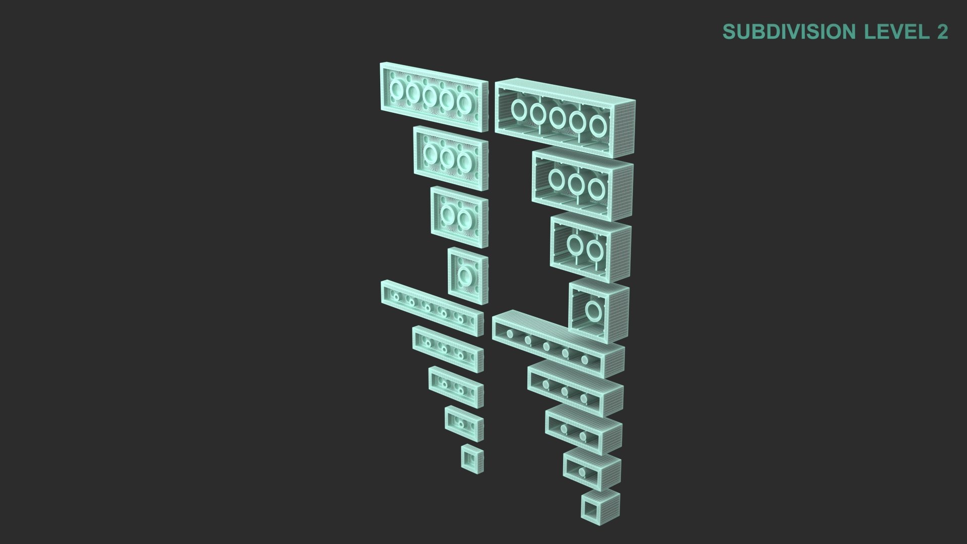 Lego Bricks 3D Model - TurboSquid 1948972