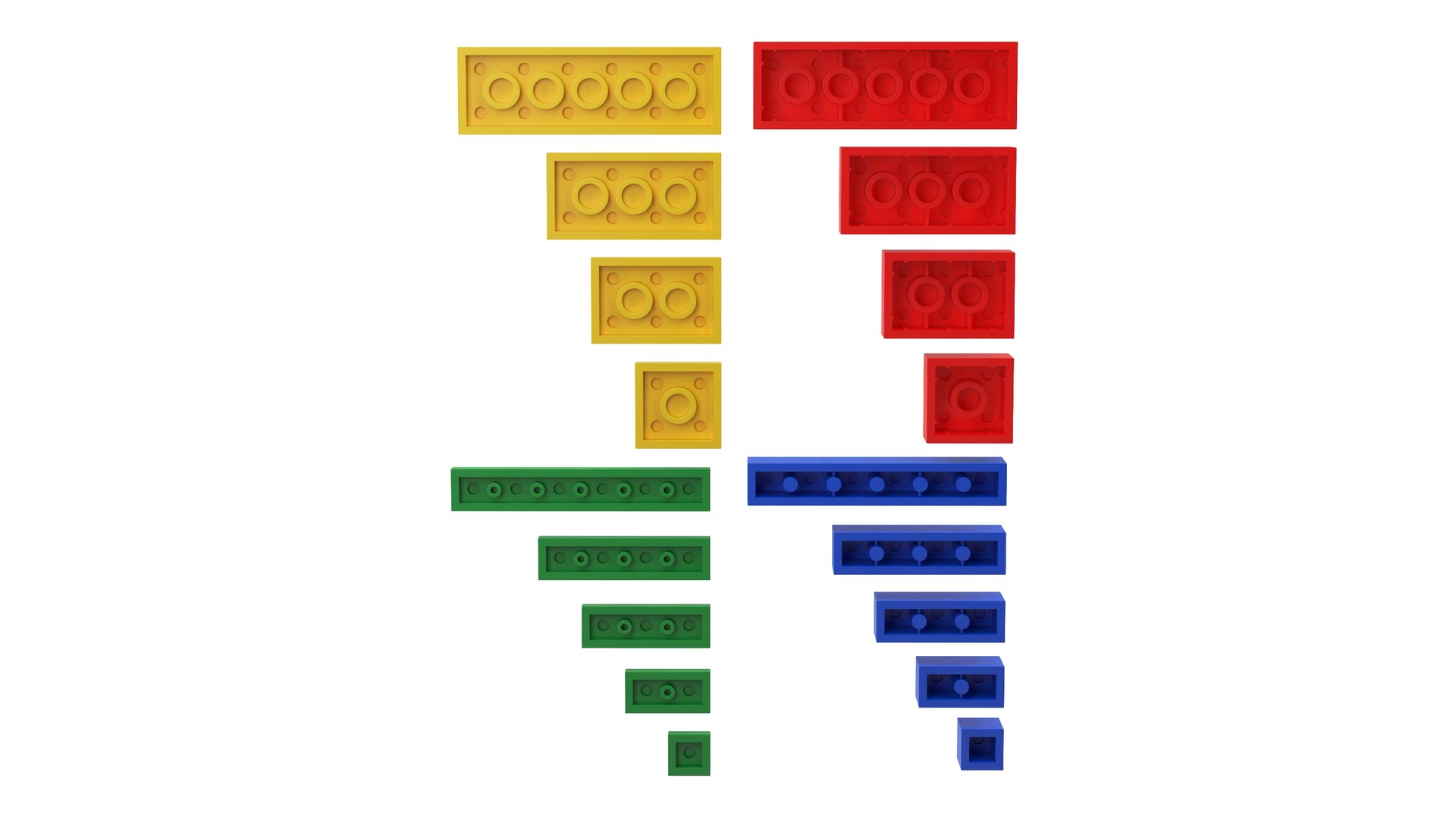 Lego Bricks 3D Model - TurboSquid 1948972