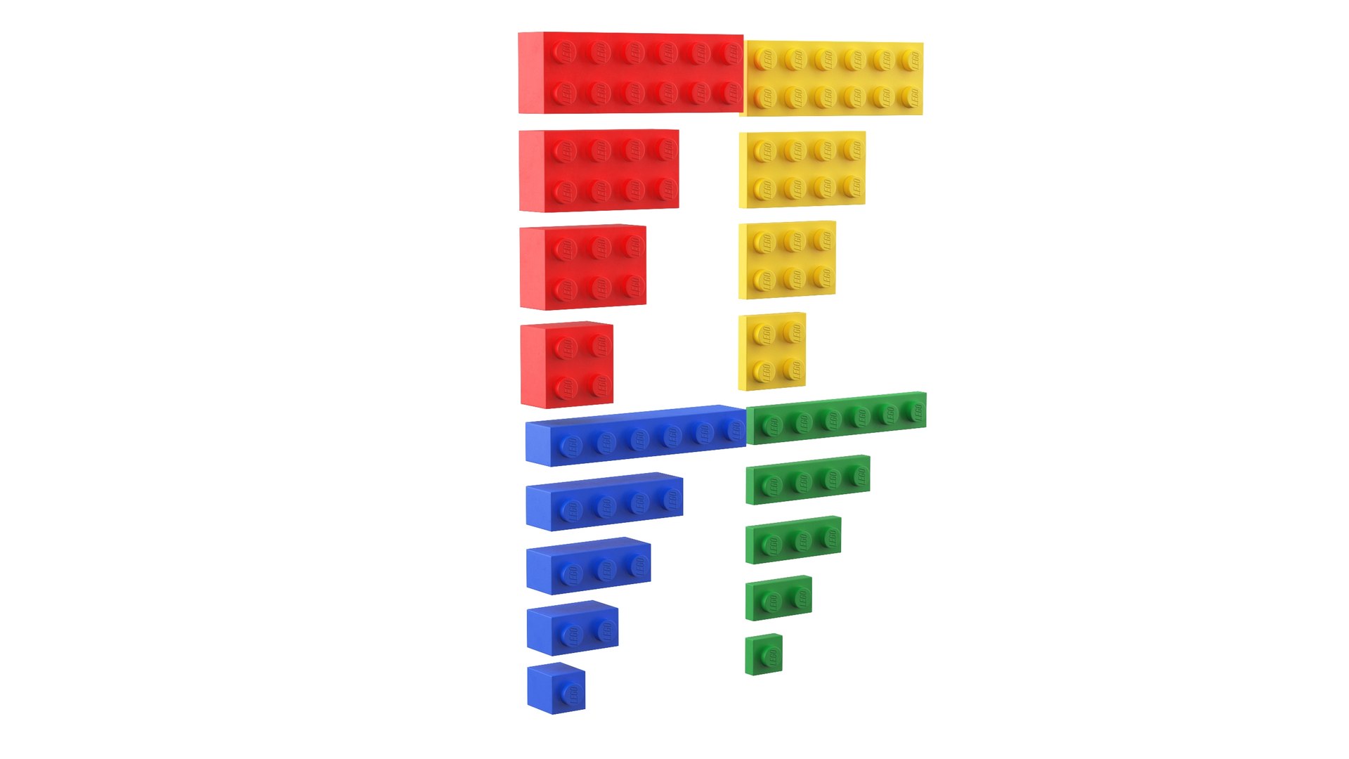 Lego Bricks 3D Model - TurboSquid 1948972