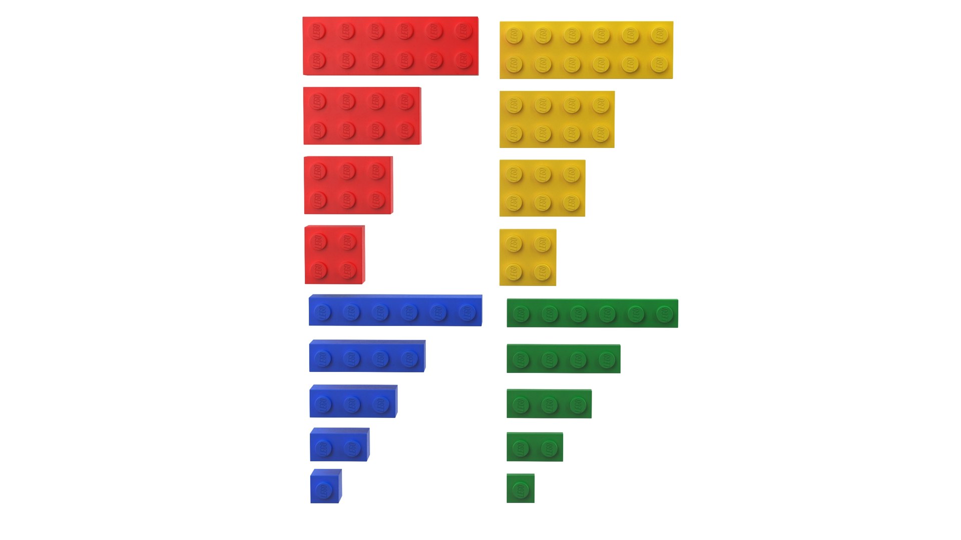 Lego Bricks 3D Model - TurboSquid 1948972