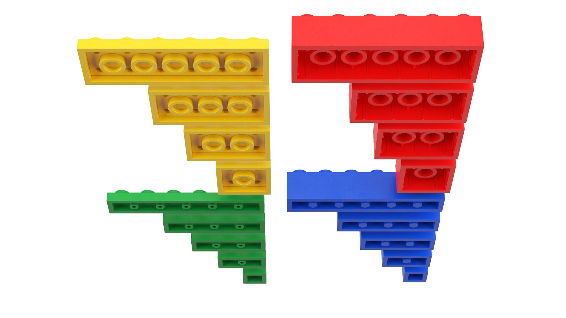 Lego Bricks 3D Model - TurboSquid 1948972