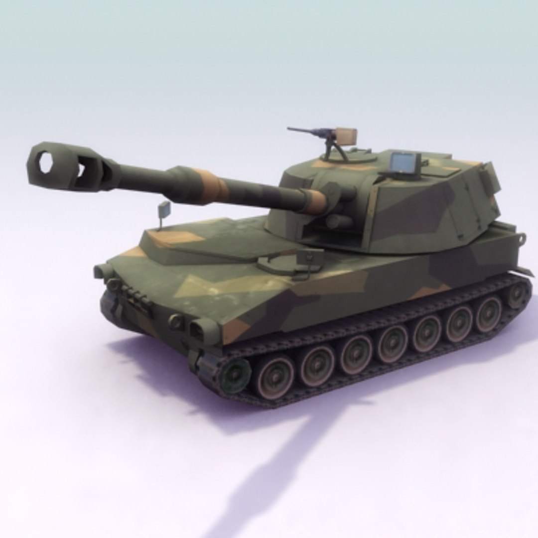 3d M109a3 155mm M109