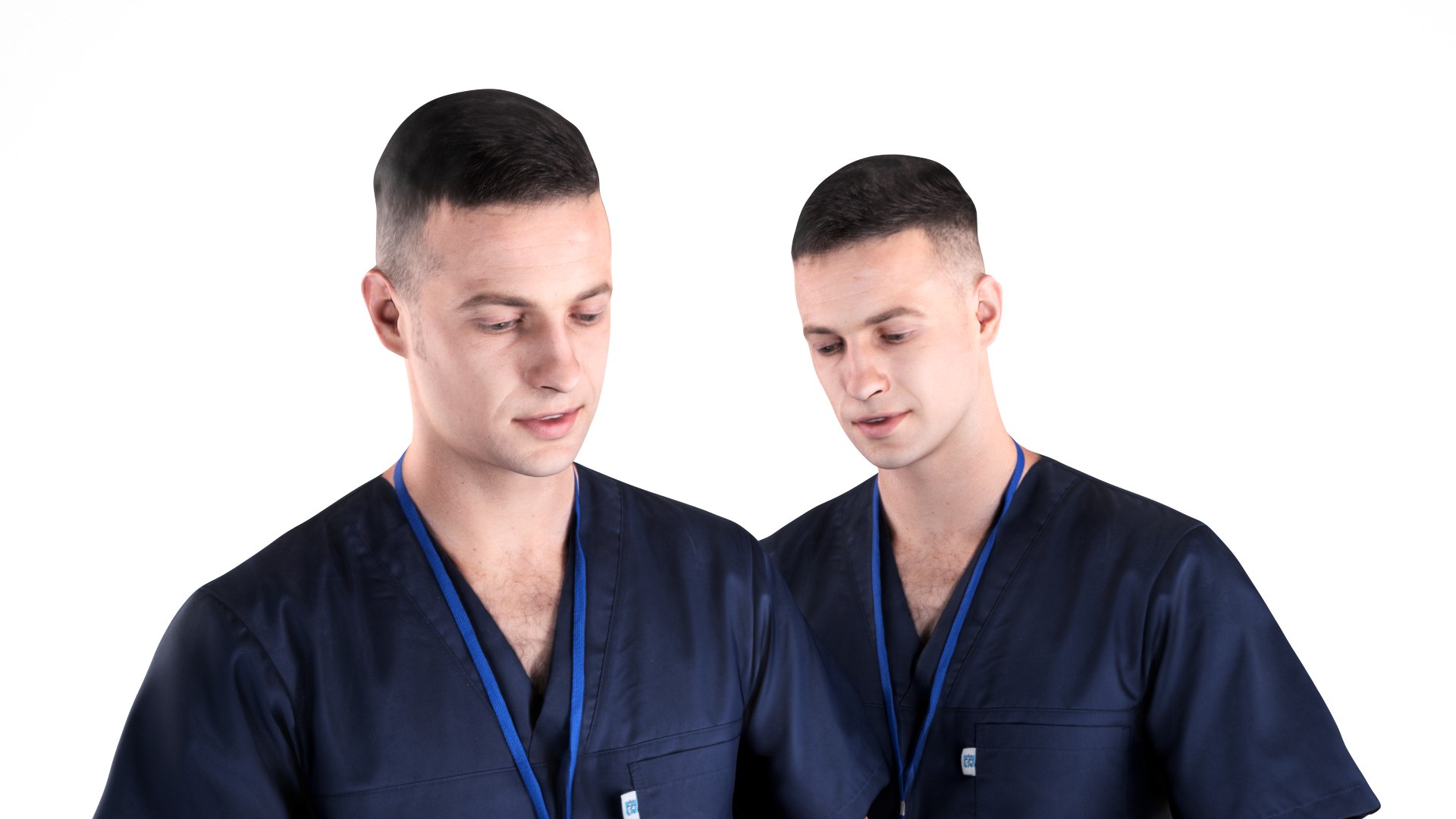 3D Model Human Man Uniform Surgical - TurboSquid 1435726