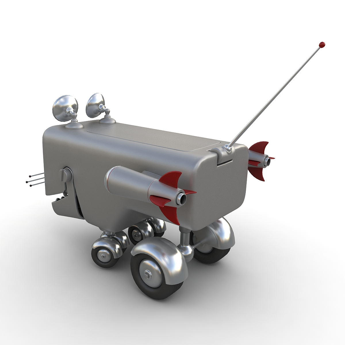 3d model toy robot cat