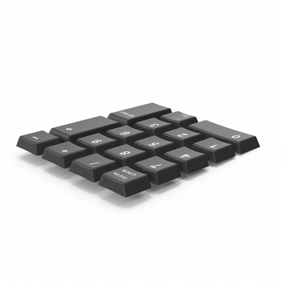 Keyboard Keys 3D Model - TurboSquid 2298284