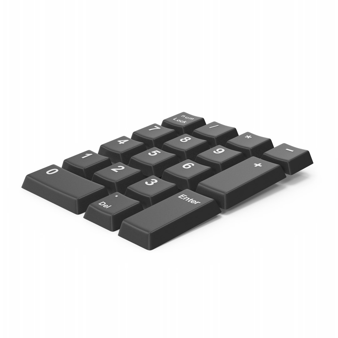 Keyboard Keys 3D Model - TurboSquid 2298284