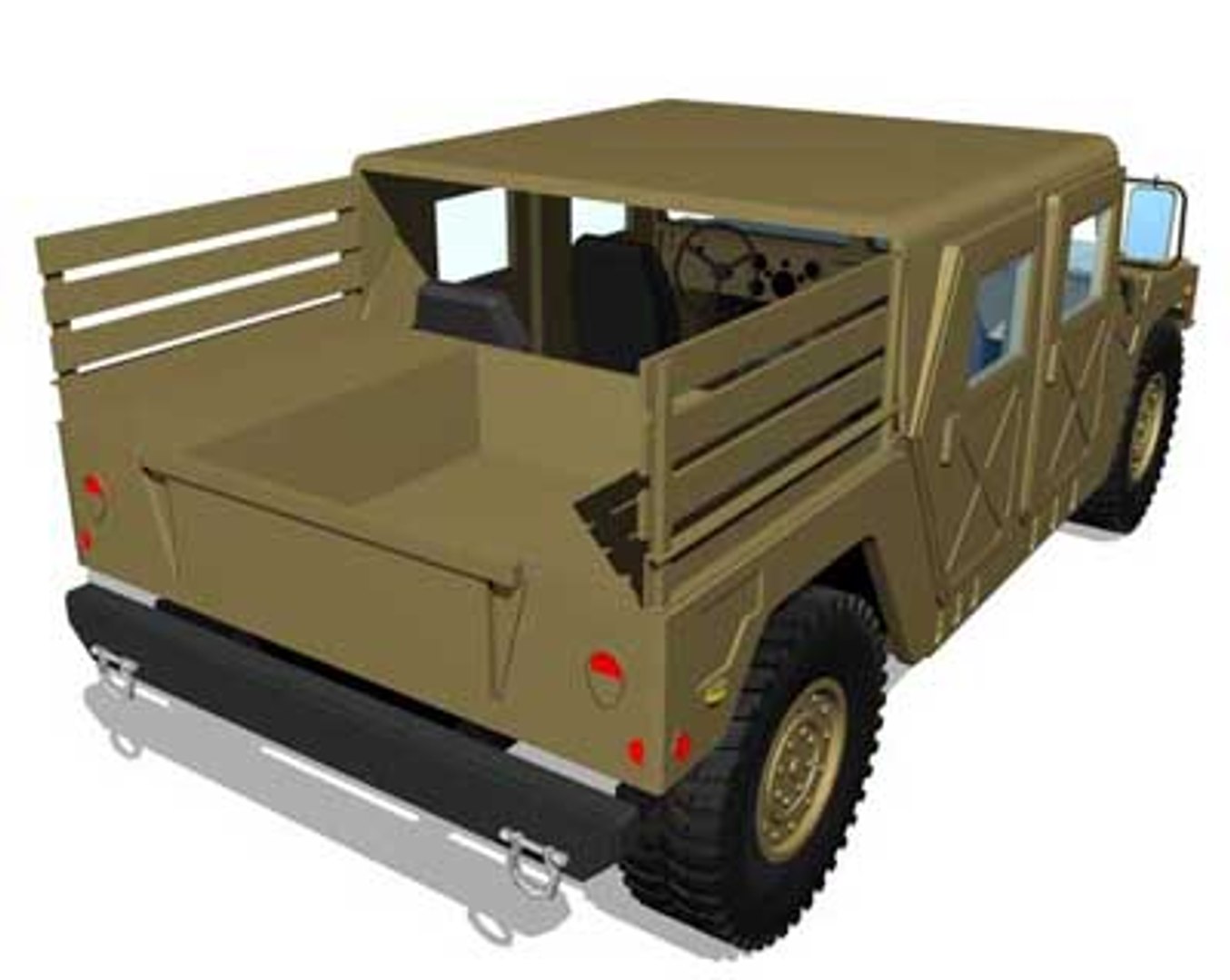 m1038 hmmwv 3d model