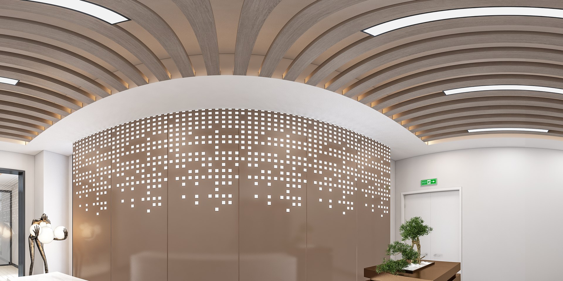 Modern office front desk model 3D - TurboSquid 2057769