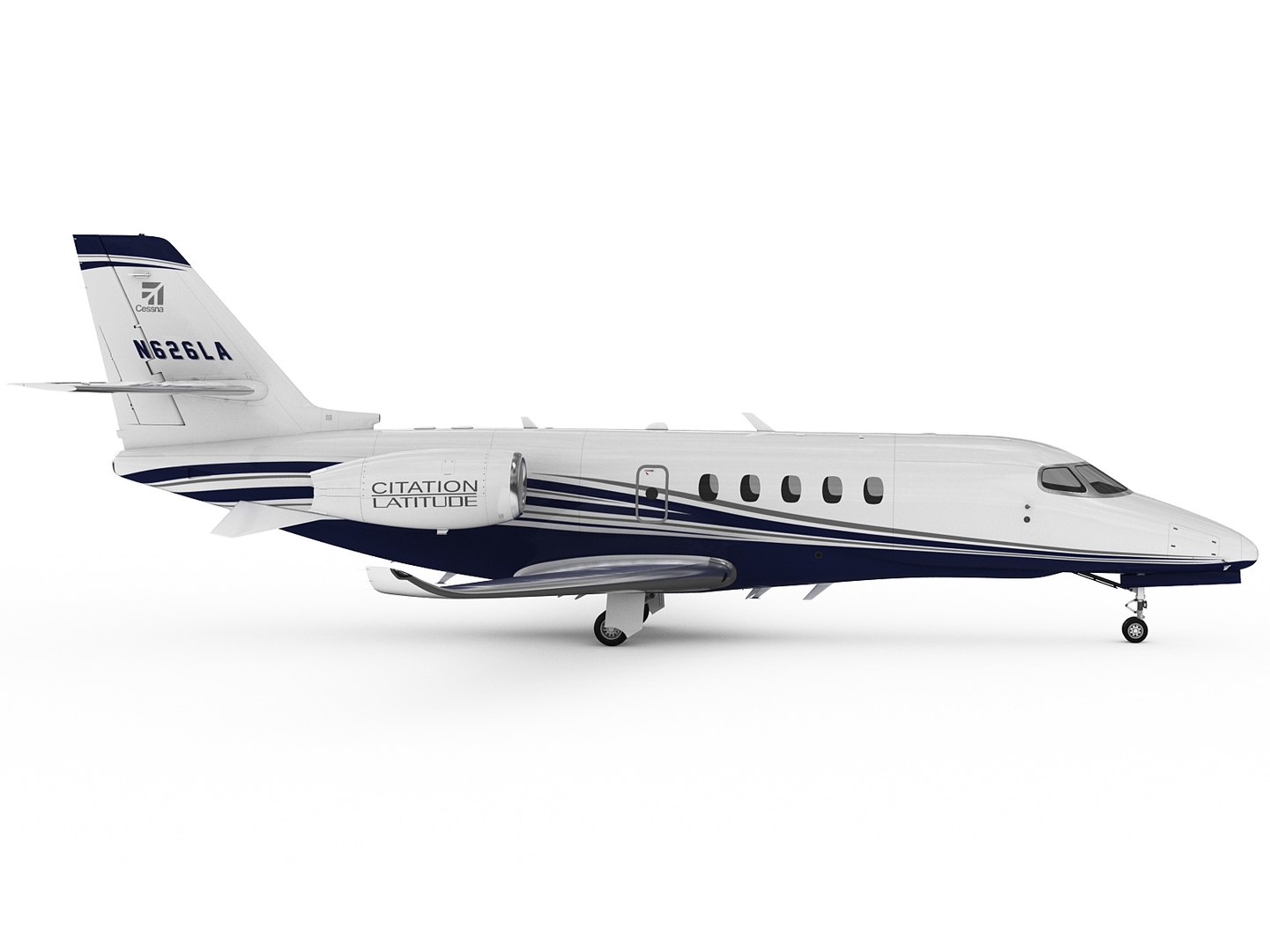 3d Cessna Citation Latitude